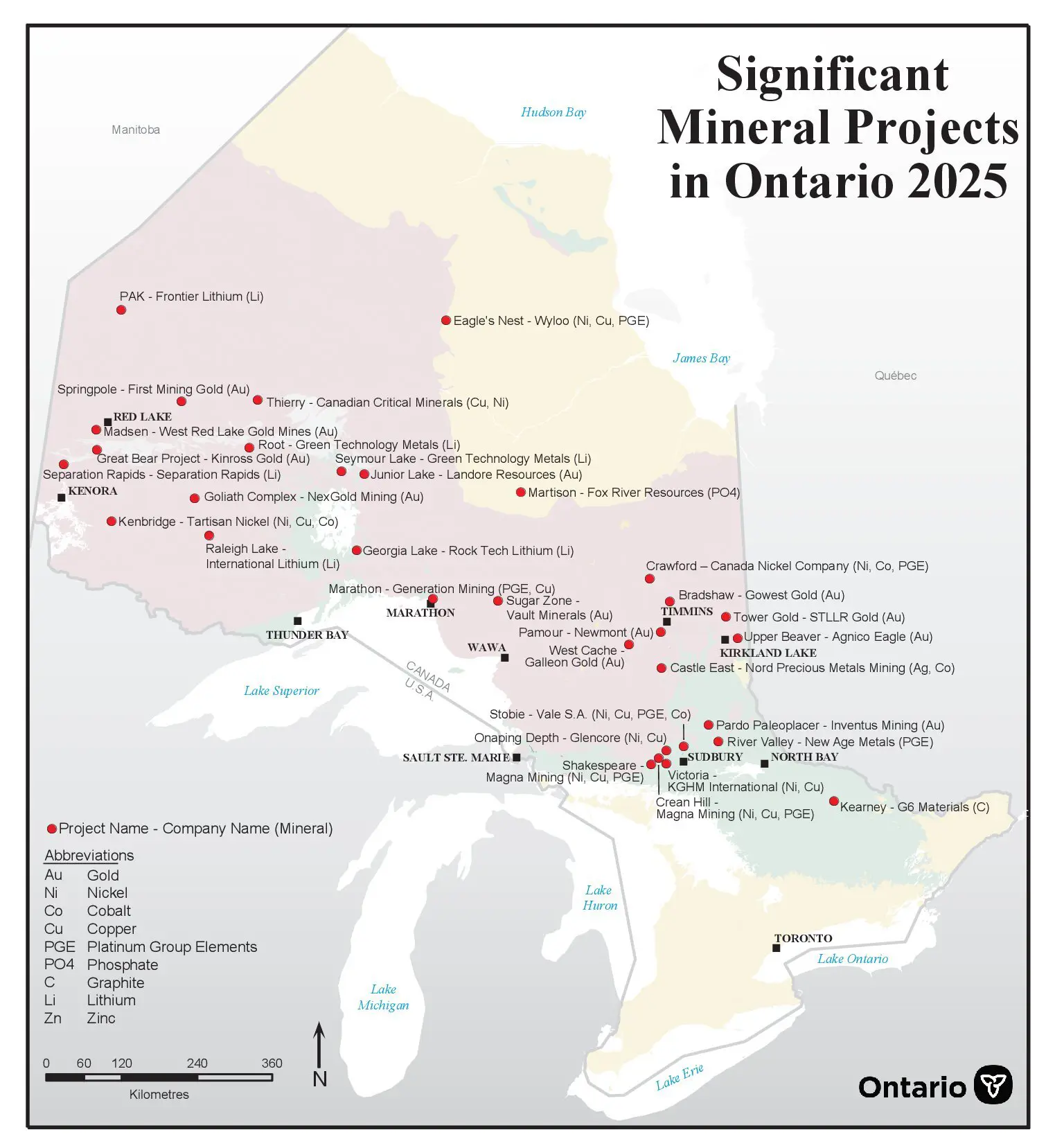 Map | Ontario Mining Association