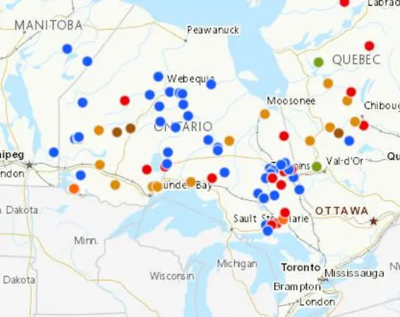 Map | Ontario Mining Association